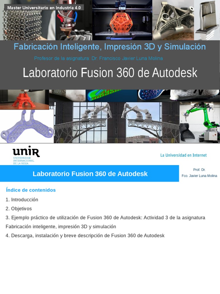 Guía Lab Autodesk Fusion 360 Pdf Diseño Asistido Por Ordenador Informática 