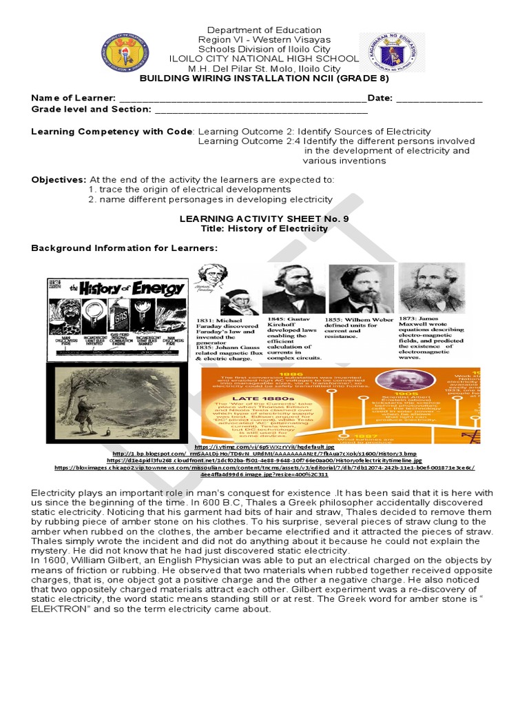 History of Electricity Overview | PDF | Electricity | Electric Charge