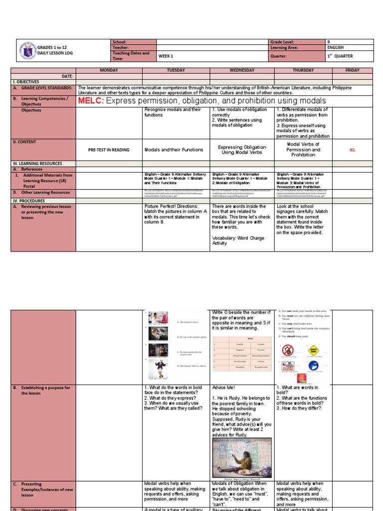 English 9 Q1 W1 | PDF | Cognition | Human Communication