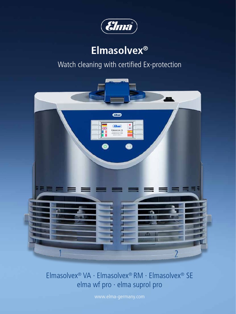 Brochure Elmasolvex EN | Download Free PDF | Ultrasound | Solvent