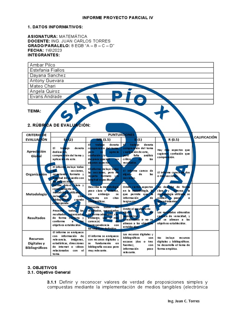 FORMATO INFORME de Mate XD | Descargar gratis PDF | Diodo emisor de luz | Electrónica