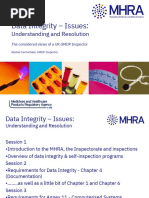 SOP On Data Integrity and Security Procedure | PDF | Information Security | Access Control