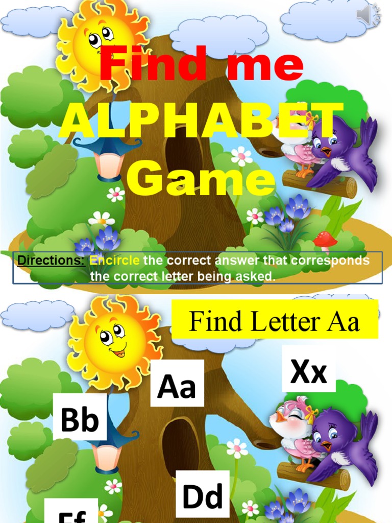 Find The Letters A Z | PDF