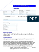Conners 3 - Sample Test Report | PDF | Diagnostic And Statistical ...