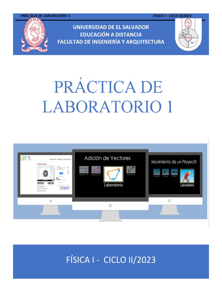Practica de Laboratorio 1 Alumno Fir115 2023 Clave A | PDF