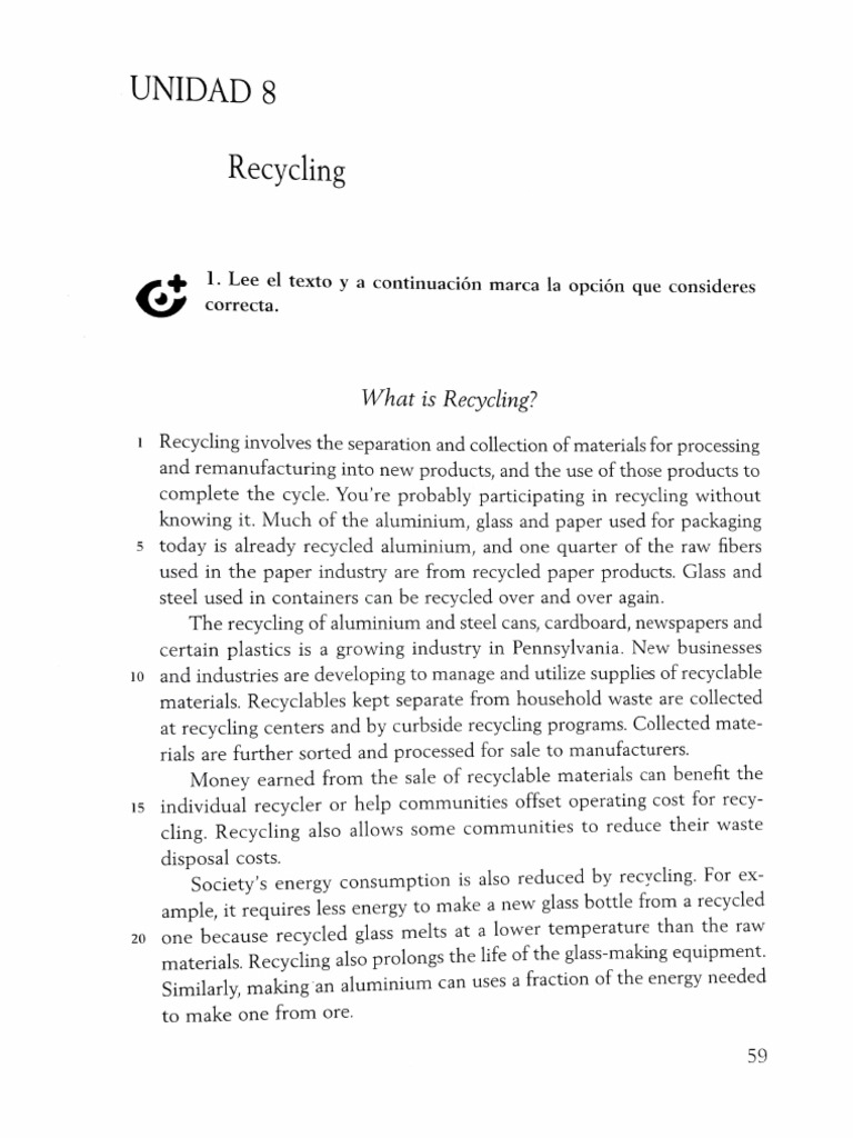 Spanish Recycling Guide | PDF | Recycling | Liquids