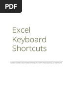 WPS Office PC Keyboard Shortcuts - 1 | PDF | Computer Keyboard | Text