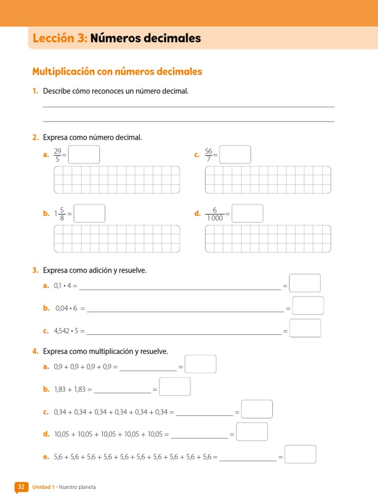 Problemas de división y multiplicación decimal | PDF | Matemáticas ...