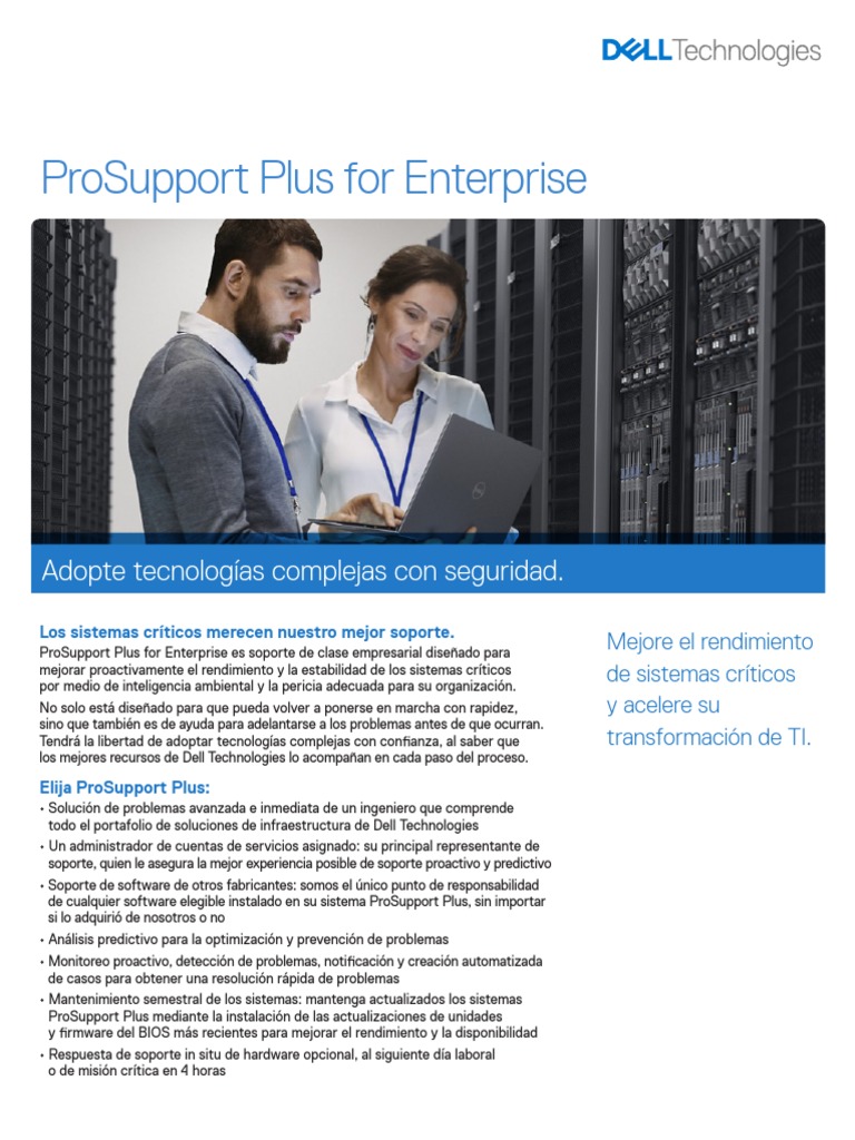 Prosupport Plus For Enterprise Ds | PDF | Software | Analítica predictiva