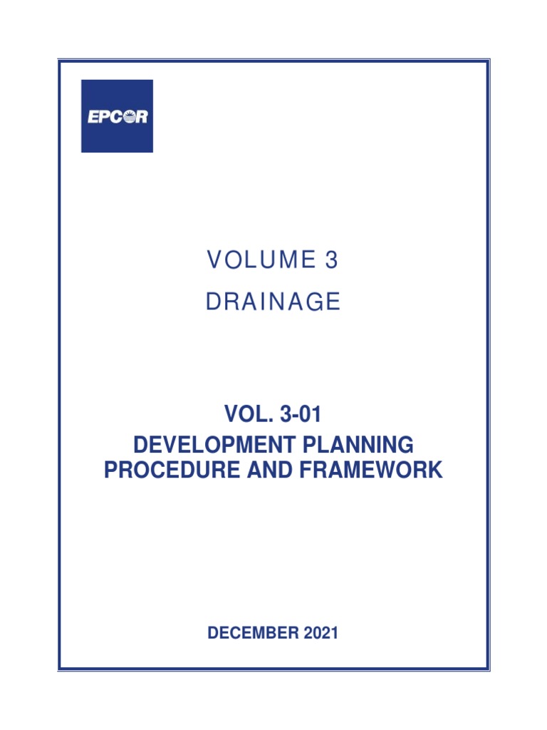 Design Standards Volume 3 01 Drainage | PDF | Sanitary Sewer | Storm Drain