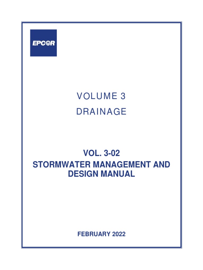Design Standards Volume 3 02 Drainage | PDF | Storm Drain | Stormwater