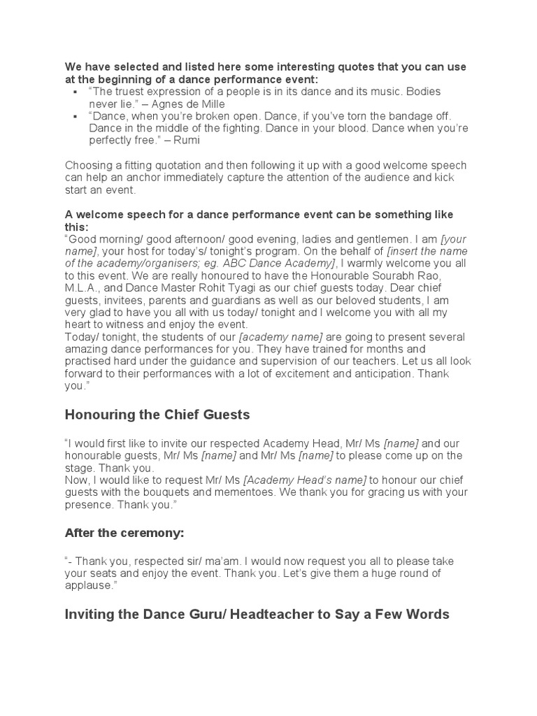 Emcee Script For Contest | PDF