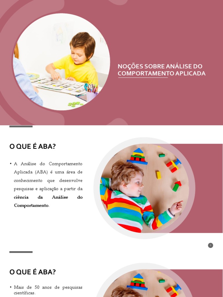 Aula Noções Básicas ABA | PDF | Comportamento | Behaviorismo