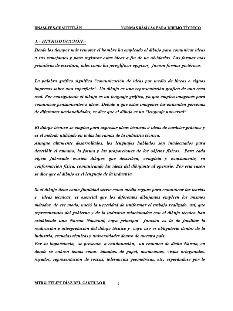 Normas Para Dibujo Tecnico Descargar Gratis Pdf Perspectiva