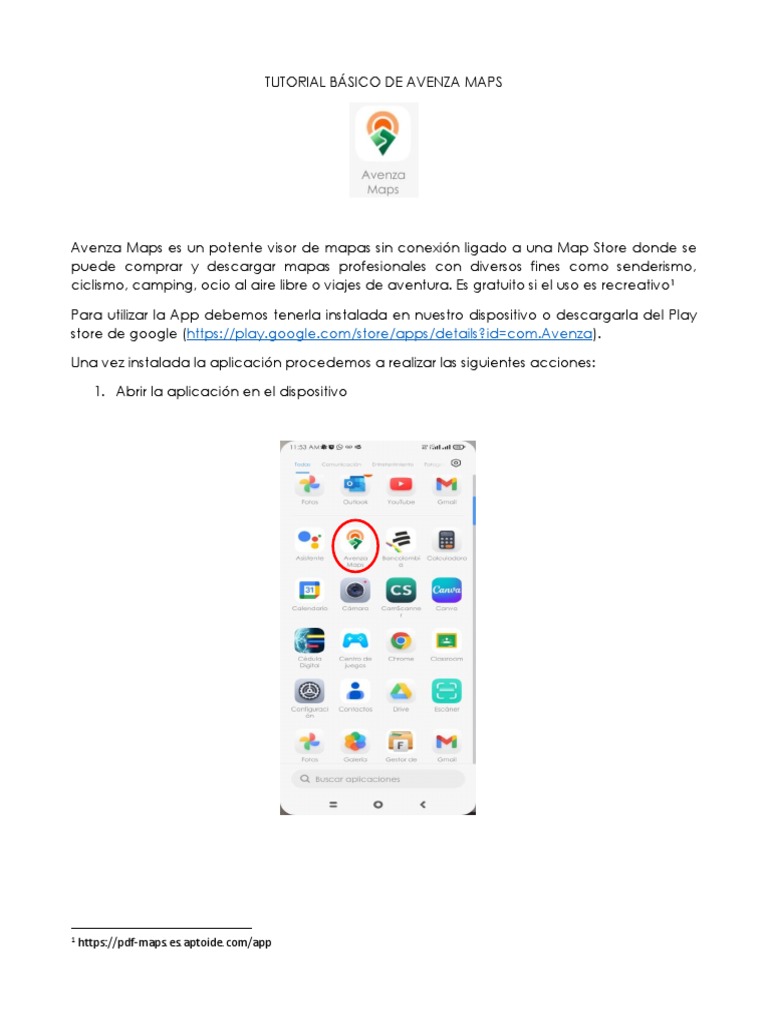 Tutorial Básico de Avenza Maps | PDF | Sistema de Posicionamiento Global | Informática