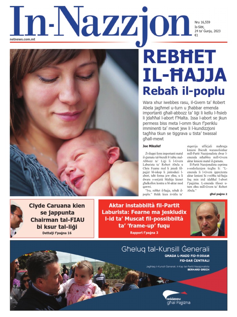 Nazzjon 24 June 2023 | PDF