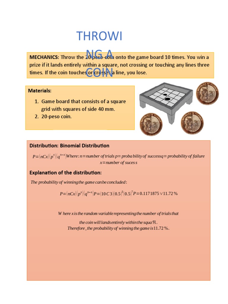 Probability Game-Binomial Distribution | PDF