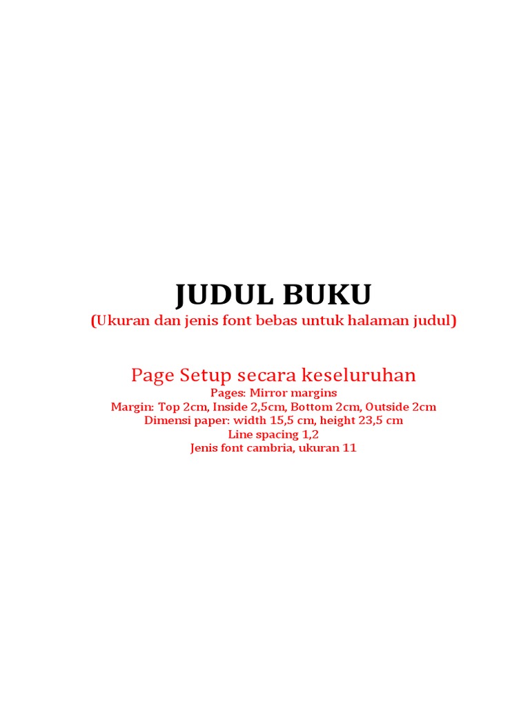 Template Buku UB Press | PDF