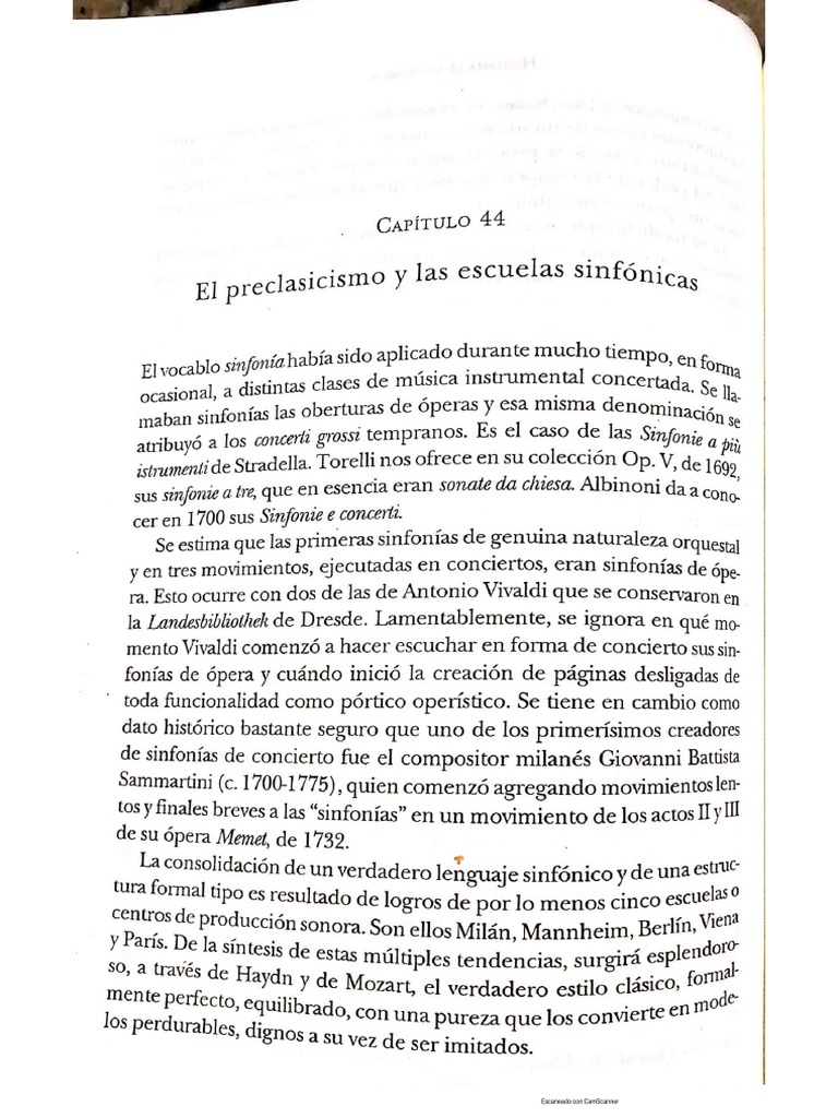 El Preclasicismo y Escuelas Sinfónicas P. Suarez U | PDF El Preclasicismo y Escuelas Sinfónicas P. Suarez U | PDF