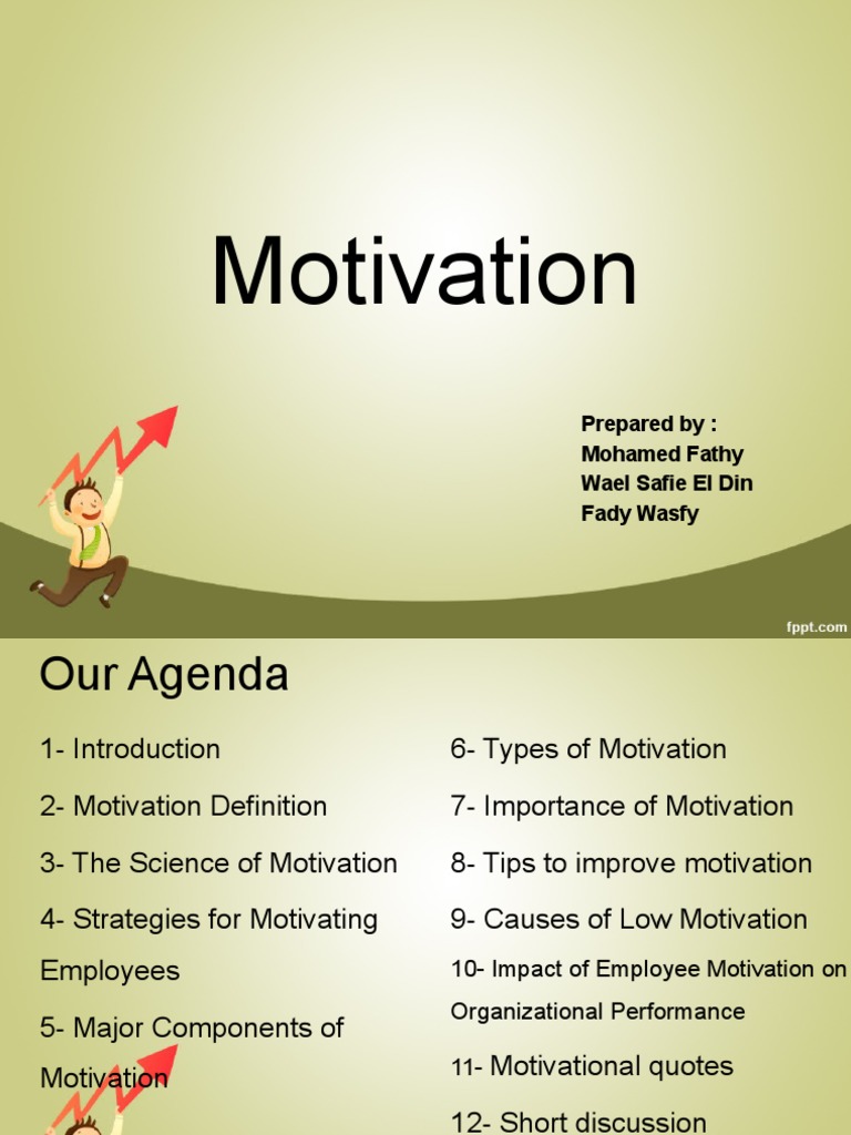 Motivation Final | PDF | Motivational | Motivation