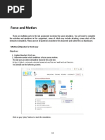PhET - Forces Motion Basics in html5 10.3.17 | PDF | Force | Mass