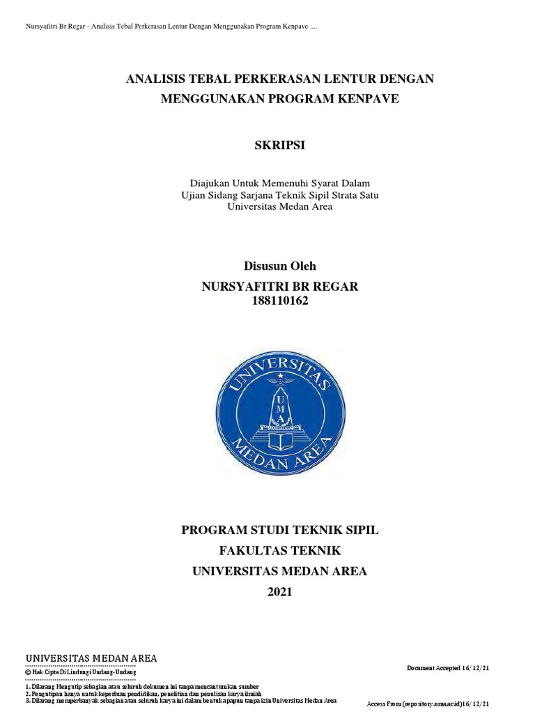 Referensi Skripsi Transportasi (4) UNMA 2021 | PDF | Teknologi & Rekayasa