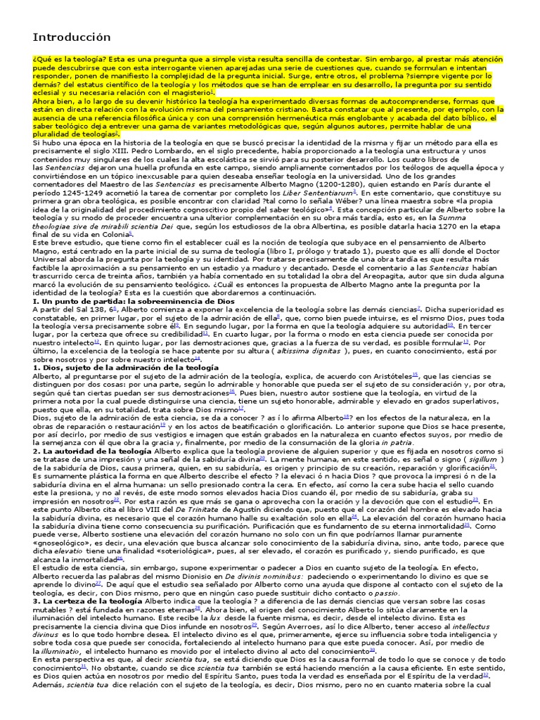 Introduccion A La Teologia | PDF | Teología | Verdad