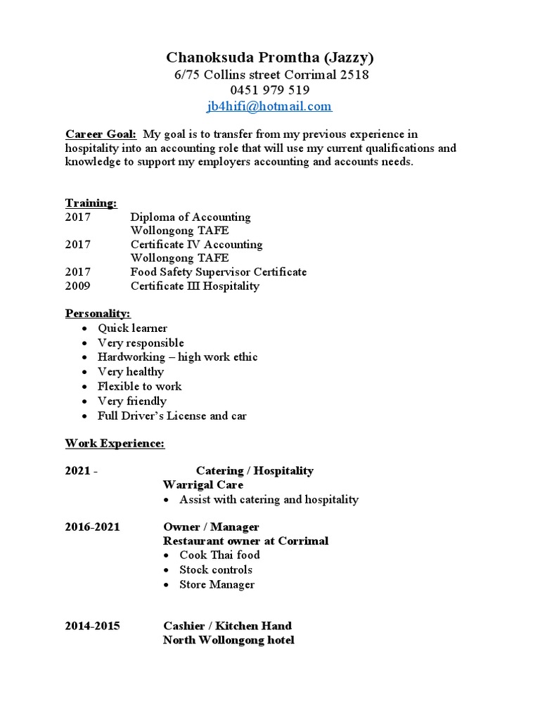 resume 2021 copying | PDF