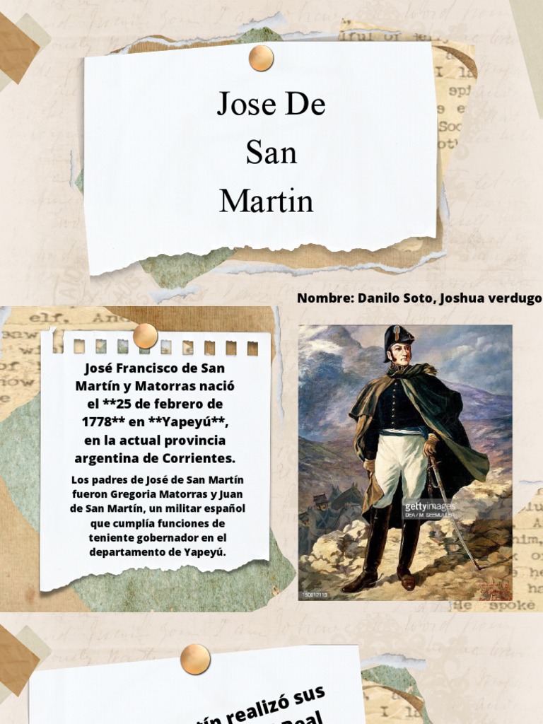 Jose de San Martin: Nombre: Danilo Soto, Joshua Verdugo | PDF | America ...