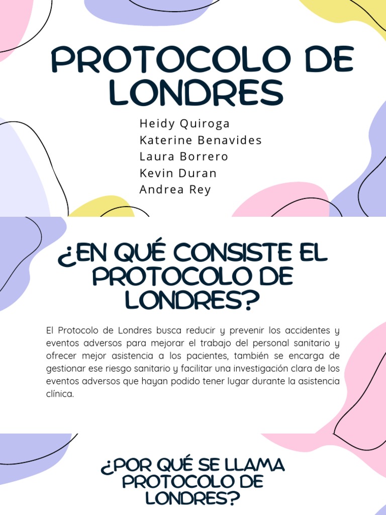 Protocolo de Londres | PDF | Cuidado de la salud