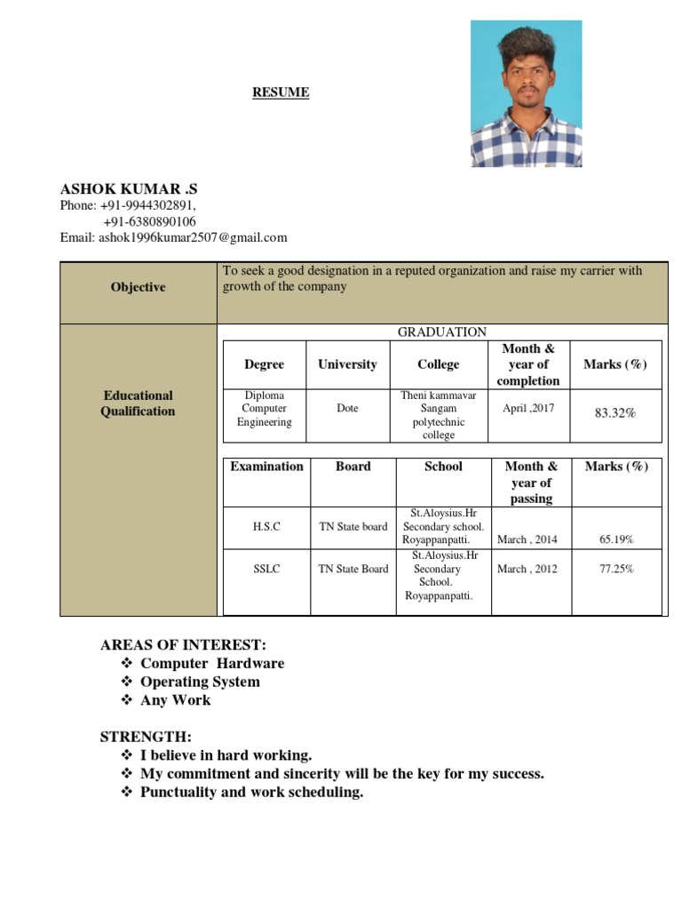 Ashok Resume | PDF