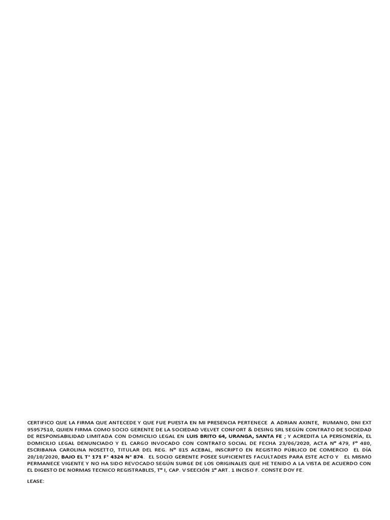 Distribuidora Cosmetica SRL | PDF | Derecho