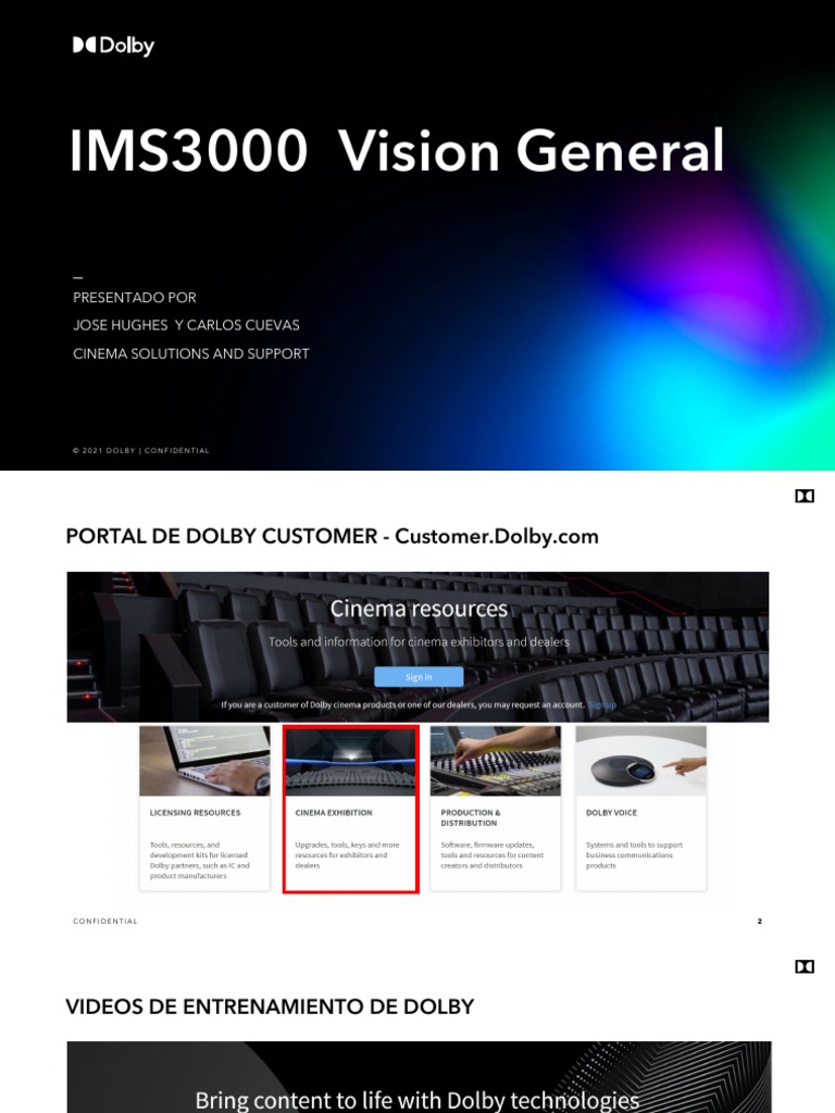 Dolby IMS3000: Conexiones y Configuración | PDF | Micrófono | Altoparlante