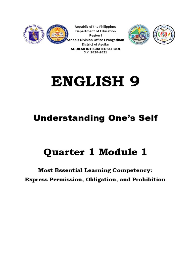 SLM English Quarter 1 Week 1 | PDF