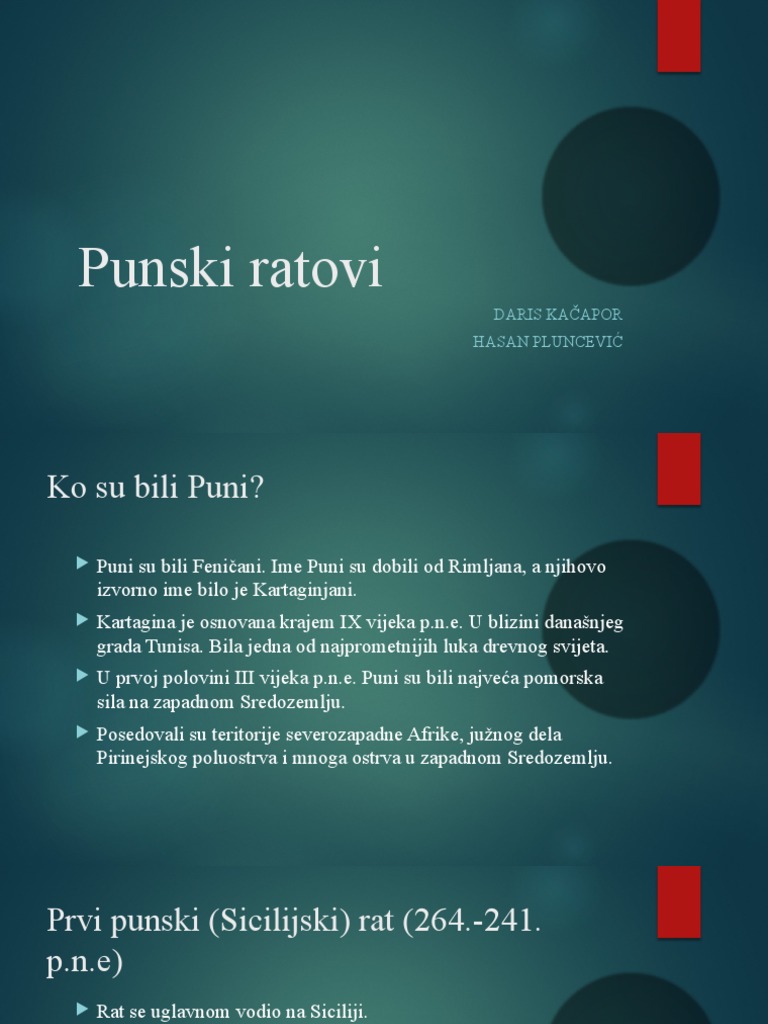 Punski Ratovi | PDF