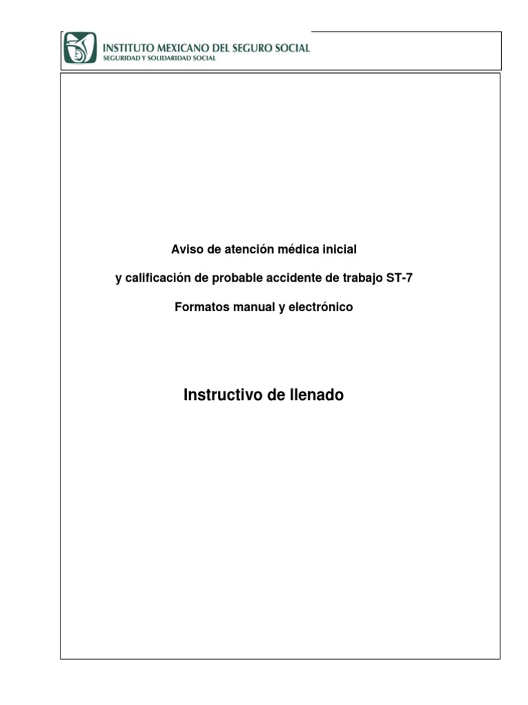 ST 7 Instructivo | PDF