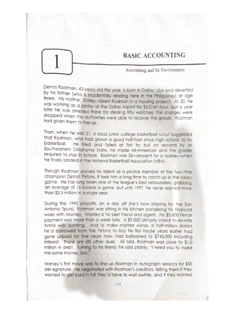 Intro to Financial Accounting - Module-1- Accounting-and-its-Environment | PDF