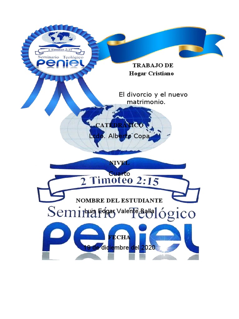 El Divorcio y El Nuevo Matrimonio | PDF | Matrimonio | Divorcio