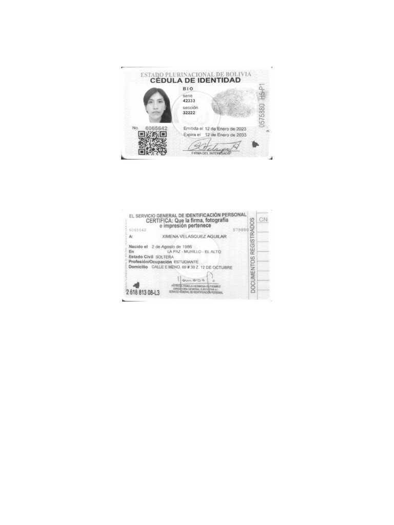 Fotocopia de Carnet | PDF