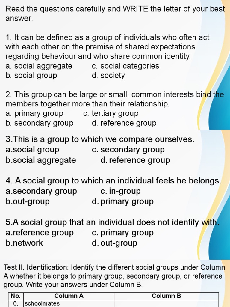 Understanding Social Groups and Categories | PDF