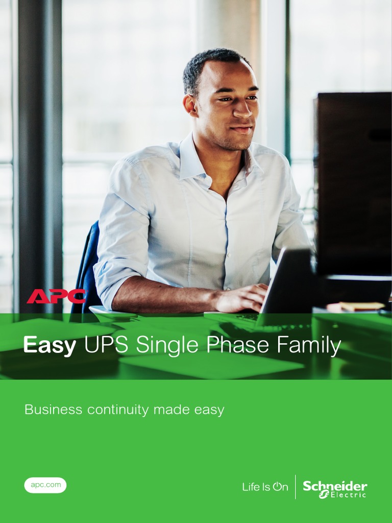 APC Easy UPS Single Phase Family Brochure | PDF | Computer Engineering ...
