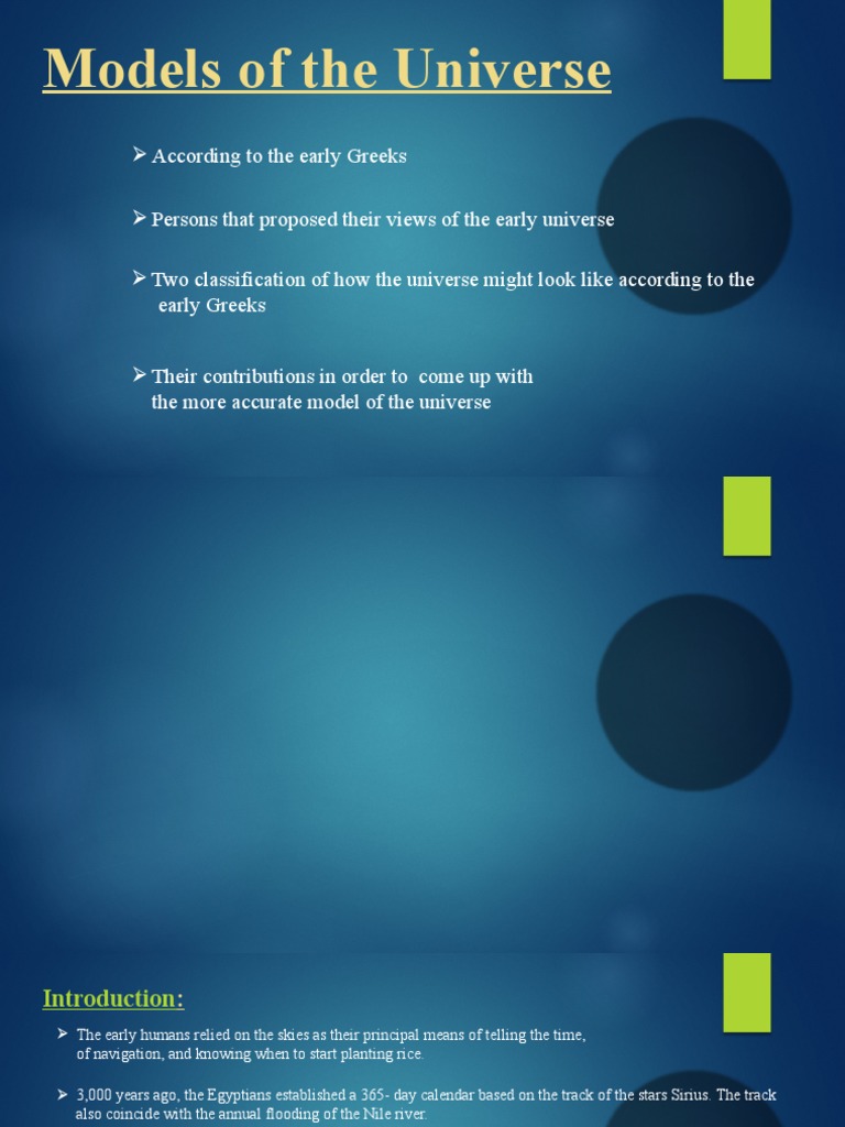 3rd Universe Model | PDF | Heliocentrism | Universe