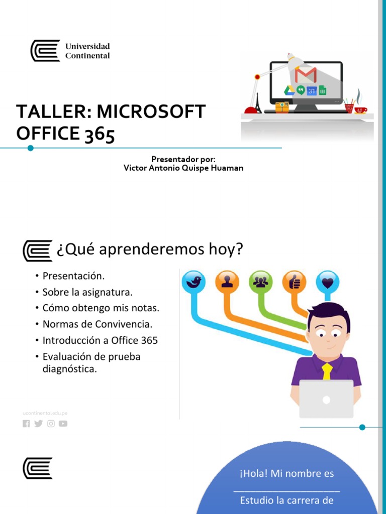 Office 365 Semana 01 | PDF | Microsoft Office | Chat en linea