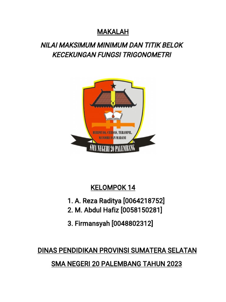 Makalah Sma 20 | PDF