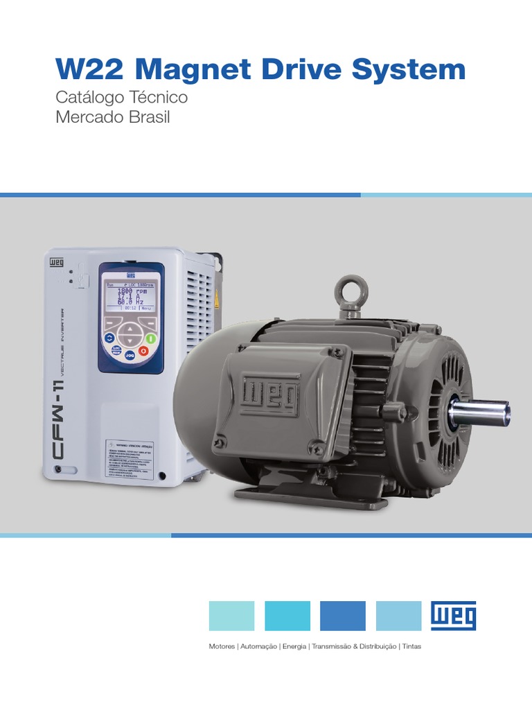 Sistema W22 Magnet: Motores Eficientes | PDF | Motores | Rotação