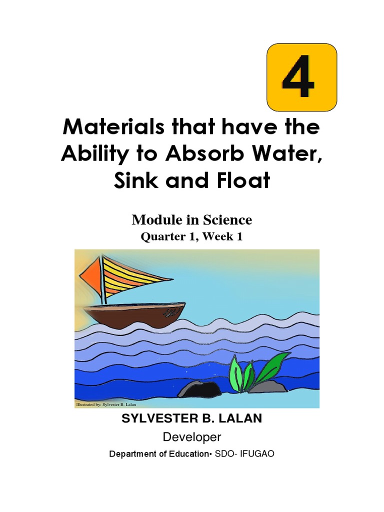 Passed 6229-14-22MELCS Materials That Have the Ability to Absorb Water ...