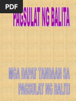 Column Writing (Tagalog) | PDF