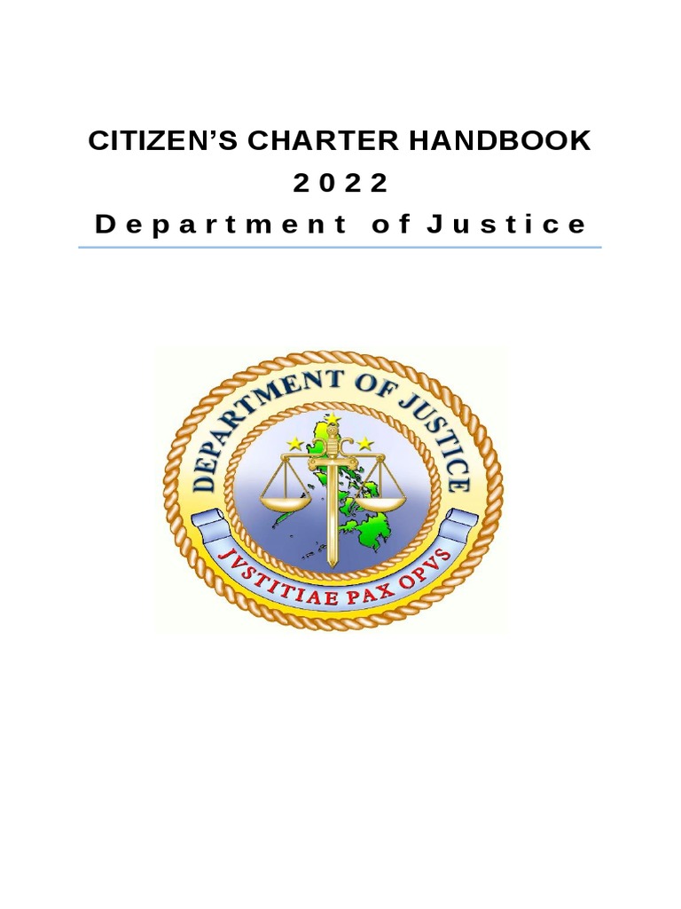 Updated Citizens Charter 2022 Pdf Safe Pdf Prosecutor Pardon
