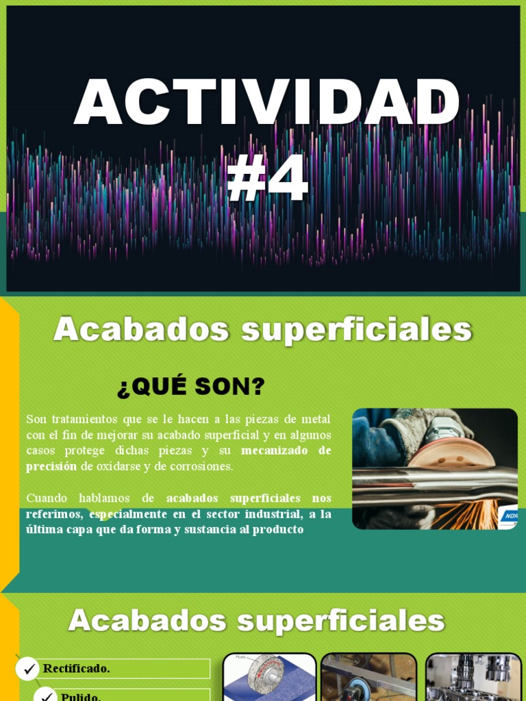 Actividad #4 | PDF | Abrasivo | Procesos industriales