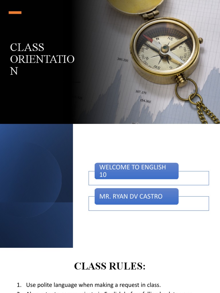 Class Orientation | PDF